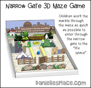 Bible Crafts Harness the power of this printable 3D game to inspire a profound lesson about ...