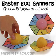 egg-spinners-numbers-sm - Printable Craft Patterns