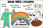 Bible Lessons Includes Three Complete Bible Lessons About Noah: Noah ...