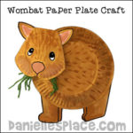 Animal Crafts Printable Patterns for this Craft Includes: 1 Page Wombat ...
