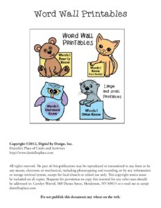 g-word-wall-printables-83 - Printable Craft Patterns