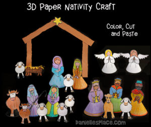 Bible Crafts Printable Patterns for this Craft Includes: 7 Pages Directions Angels Pattern Mary ...