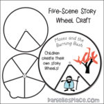 Bible Activity Sheets Children make their own story picture wheel to ...