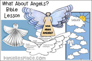 Angels Bible Lesson About Angels for Children Printable Patterns for ...