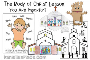 Bible Lessons You Are Important Printable Craft and Activity Patterns ...