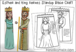 Bible Crafts This download includes Queen Esther and King Xerxes Bible ...