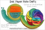 Animal Crafts This download includes two snail paper plate crafts with ...