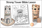 Bible Lessons This “A Strong Tower” Bible lesson is based on Proverbs ...